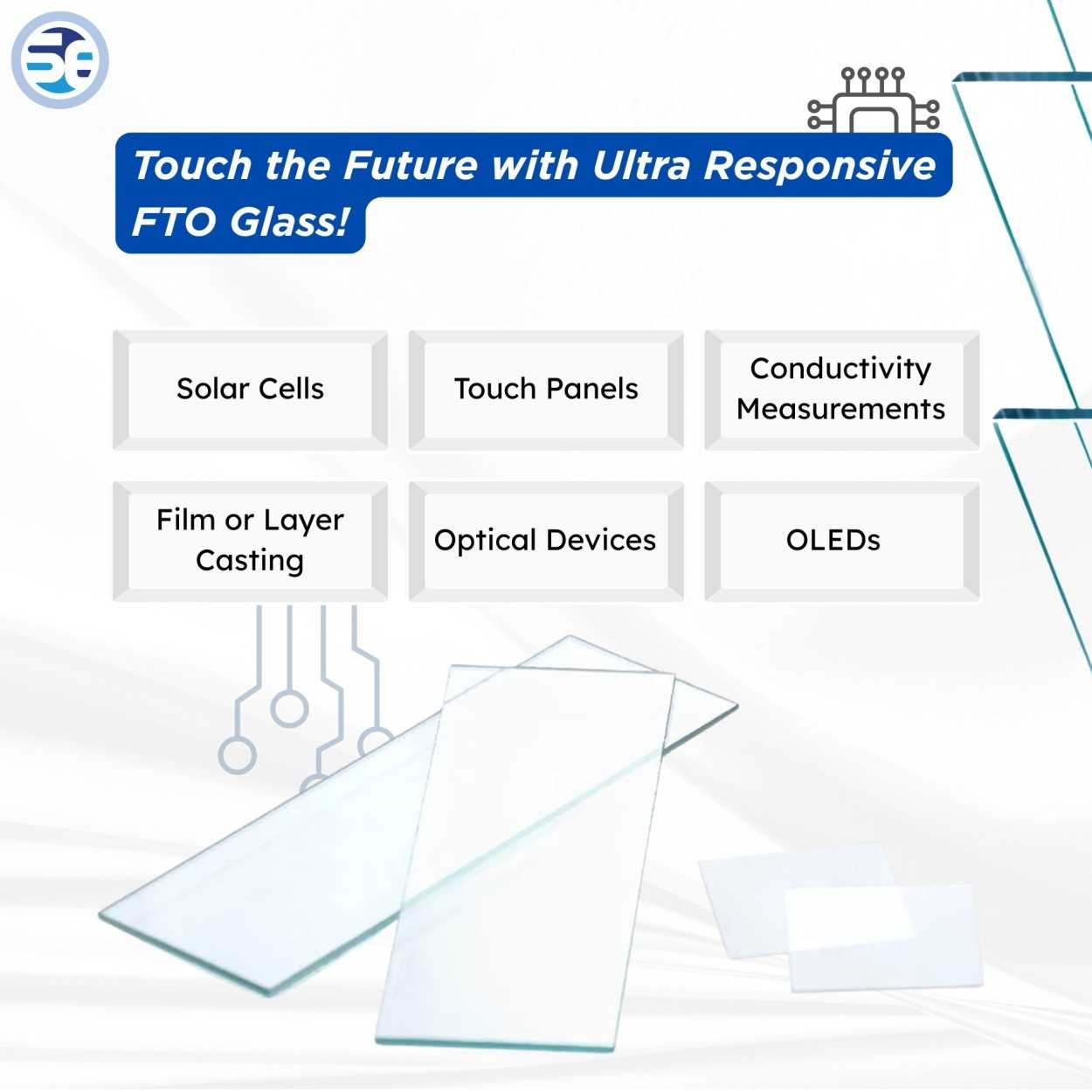 FTO Coated Glass | FTO Coated Slides | FTO Glass