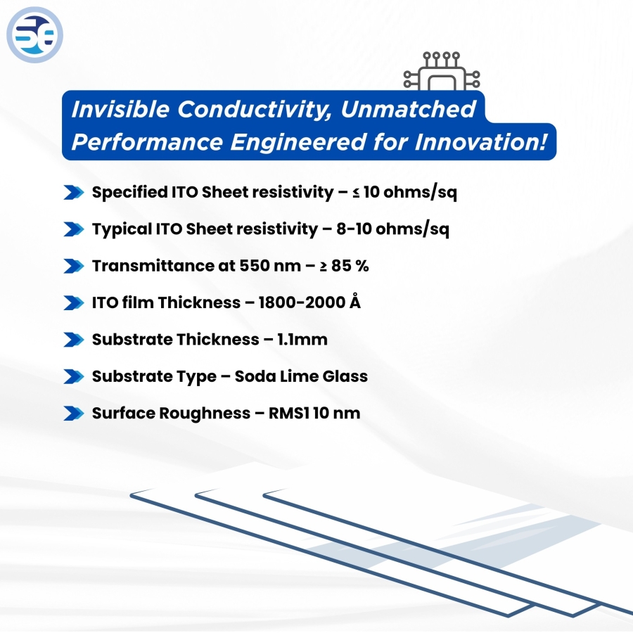 ITO Coated Glass | ITO Coated Slides | ITO Glass Coverslips