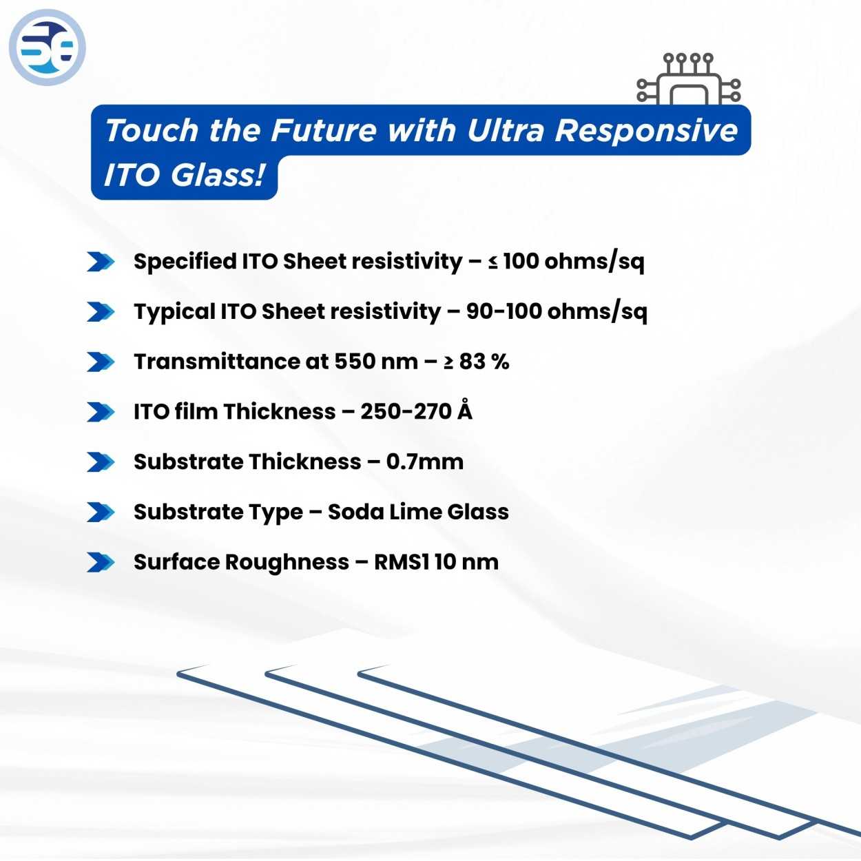ITO Coated Glass | ITO Coated Slides | ITO Glass Coverslips
